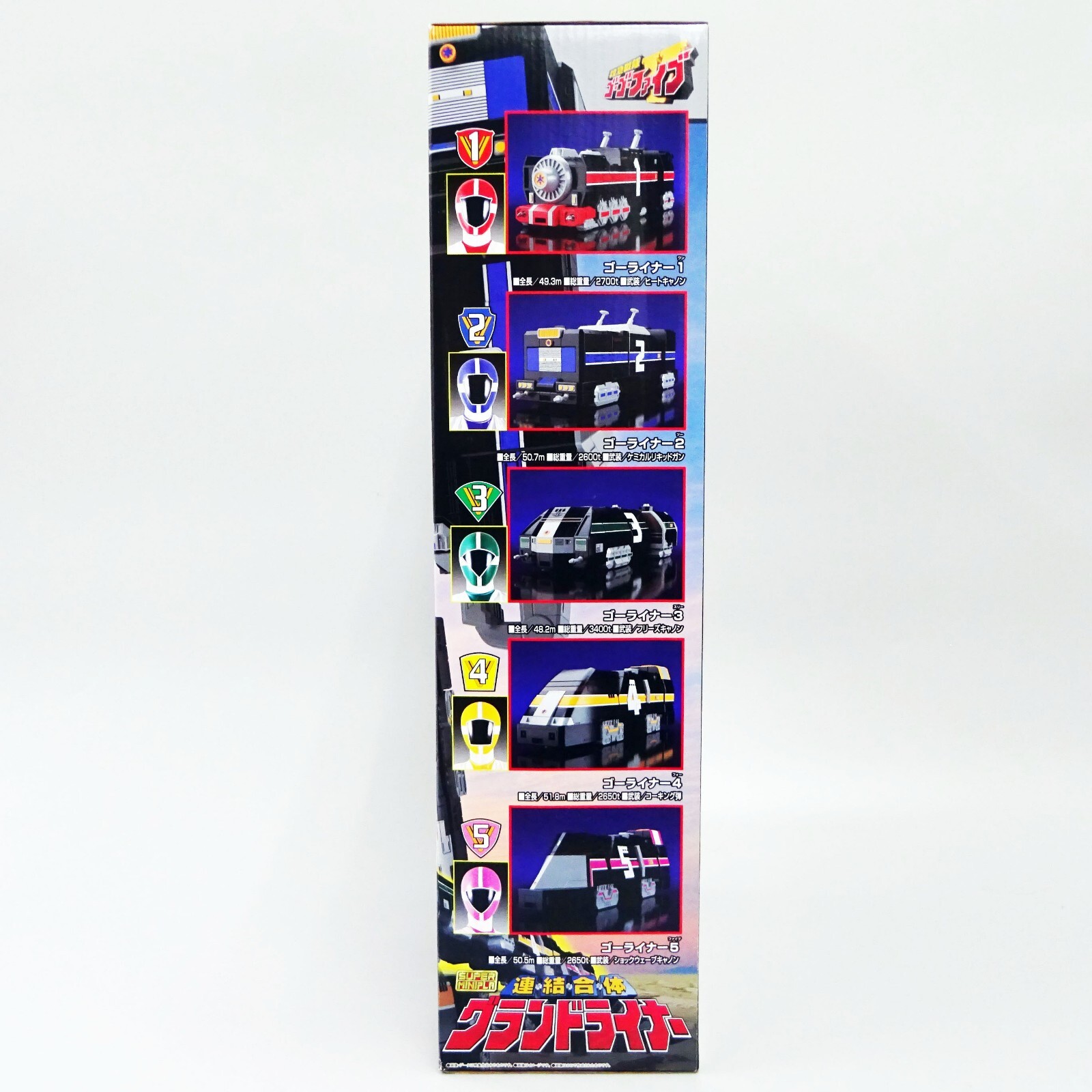 Super Minipla Kyuukyuu Sentai GoGoFive Grand Liner Power Rangers Bandai ...