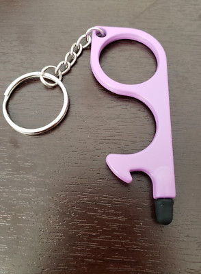 1pcs Key Door Opener Handheld Keychain No Touch Hand Tool | eBay