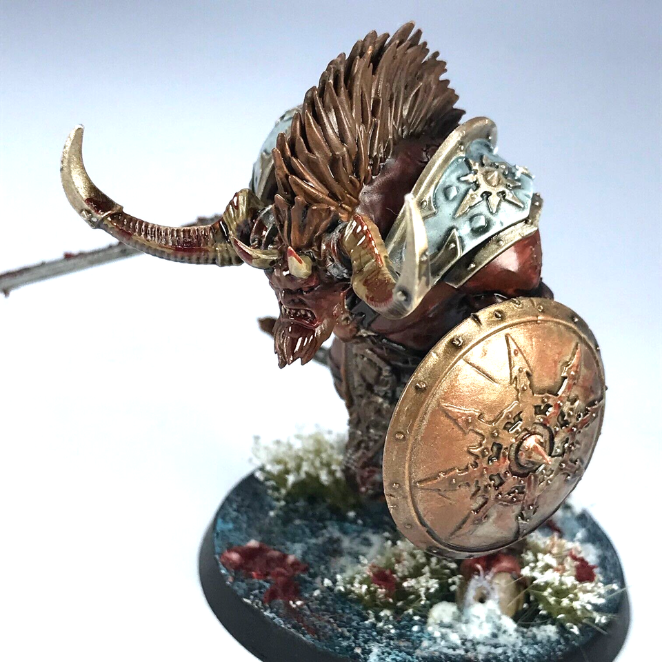 Ogroid Myrmidon Champion Warriors of Chaos - Painted - Warhammer Age of ...