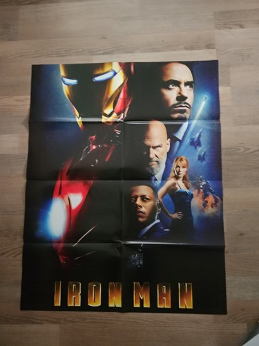 Iron Man Indiana Jones Filmposter A1 Gefaltet Vorder Und Rückseite Mit ...