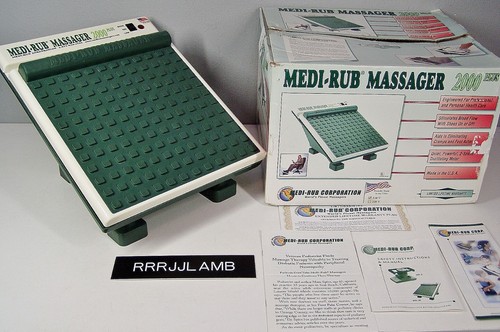 Medi-Rub Medirub Foot Massager 2000 + Plus Model MR-3F Working Great w ...