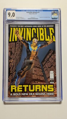 Invincible Returns #1 - CGC 9.0 - First THRAGG - Kirkman - Low Print ...
