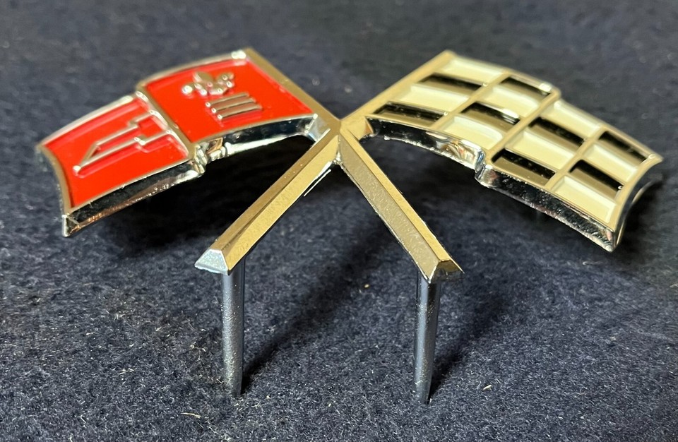 Corvette Nose Emblem - 1965-6 - NOS - GM # 3872929 | eBay