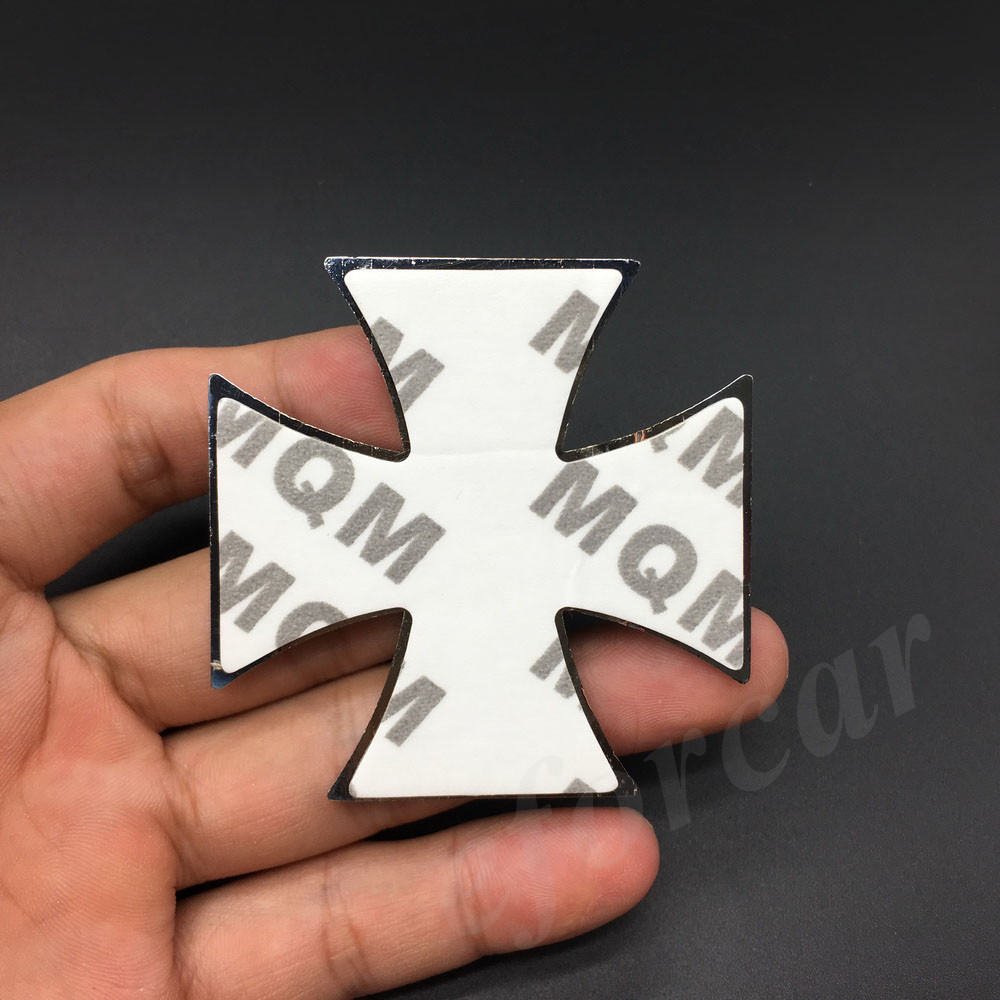 Metal Maltese Cross 1813 Emblem Car Auto Motorcycle Badge Trunk Decal ...