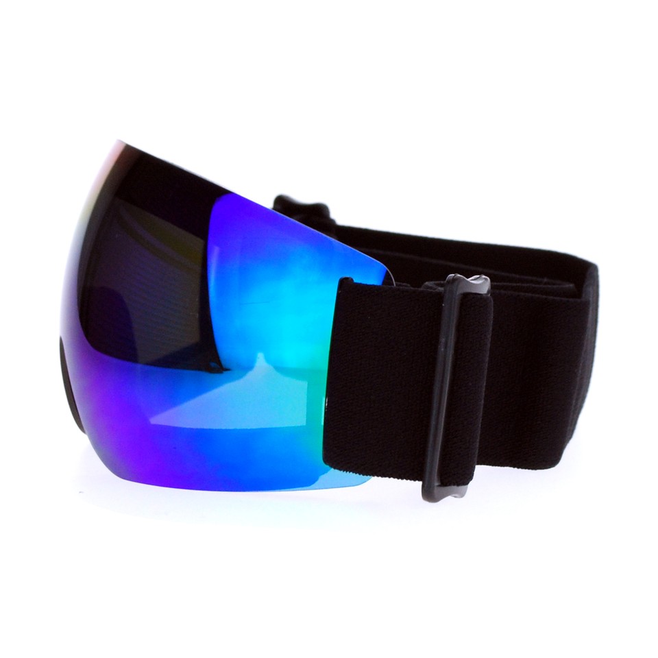 Snowboard Ski Rimless Sports Goggle Color Mirror Antifog Double Lens | eBay