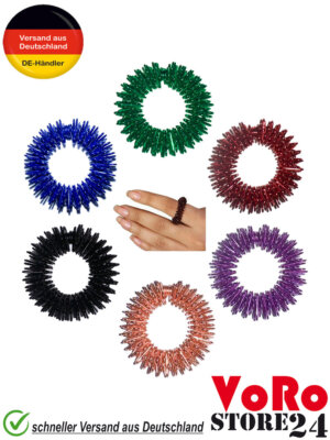 Akupressur Schmerztherapie Finger Massage Circulation Ring Arthroroller ...