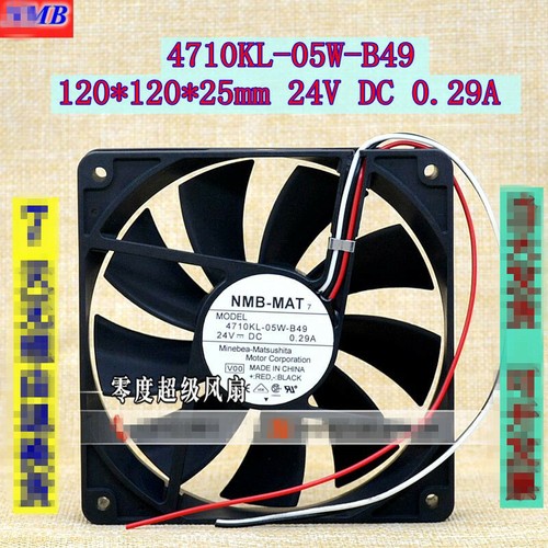1PC NMB-MAT 4710KL-05W-B49 12CM DC24V 0.29A equipment cooling fan # | eBay