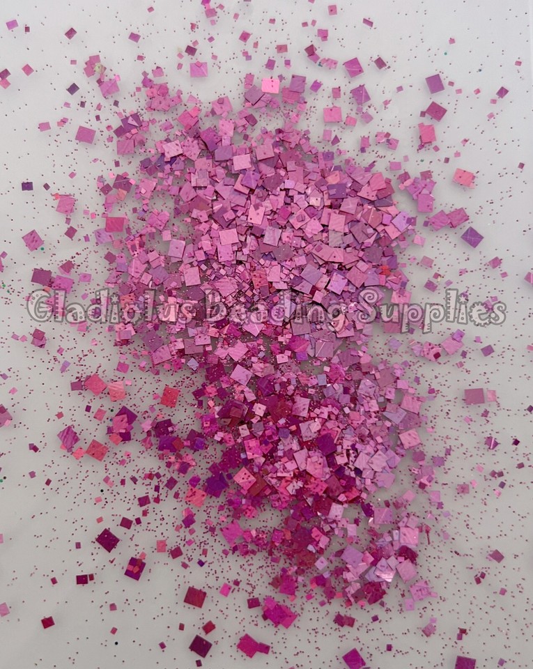 5 Grams, Pink Glitter, Holographic Chunky Glitter, Flake Glitters | eBay