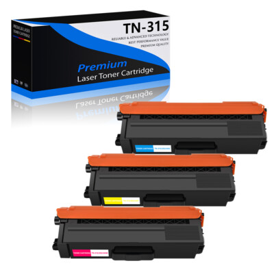 3PK TN315 C/M/Y Toner Cartridge for Brother MFC-L8650CDW MFC-9460CDN ...