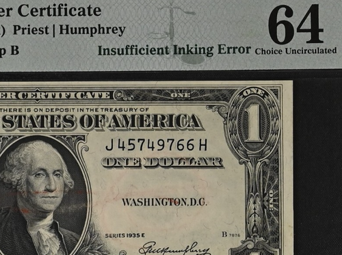 PMG64 MISSING STAMP CIRCLING RED REJECTION MARK ERROR 9766H | eBay