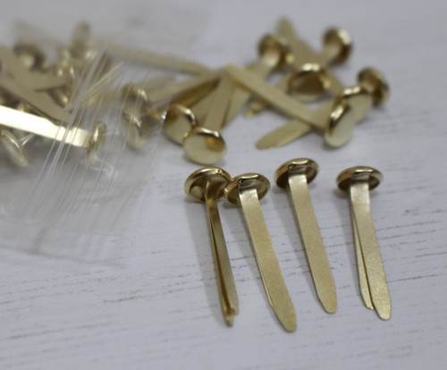 Paper Fasteners Brass Plated Split Butterfly Pins in 6 Size Options ...