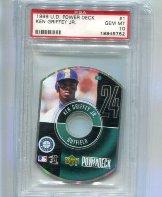 1999 Upper Deck Power Deck - KEN GRIFFEY JR - #1 - MARINERS PSA 10 Pop ...