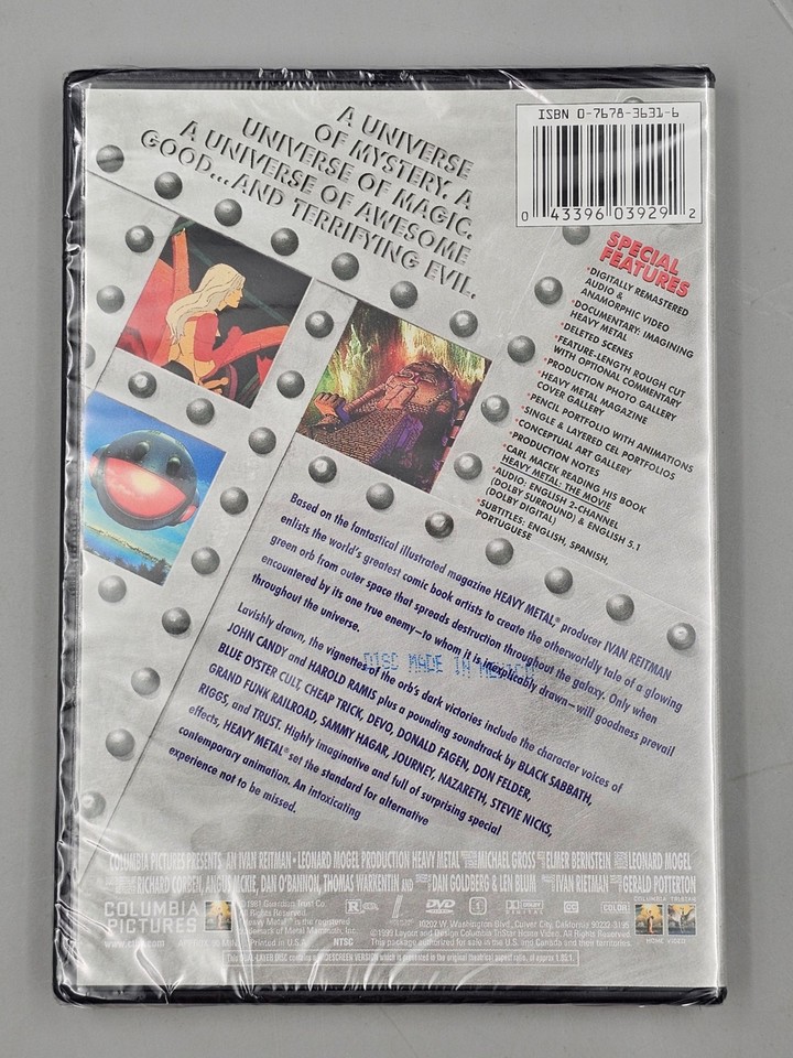 Heavy Metal Louder and Nastier Than Ever DVD +Taarna Art Poster 12 inch ...