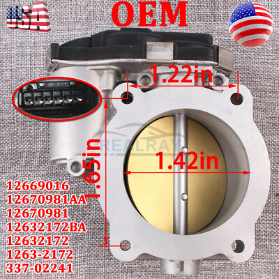 Genuine for GM 12670981 3.0 3.6 LFX LLT Throttle Body Camaro Canyon CTS ...