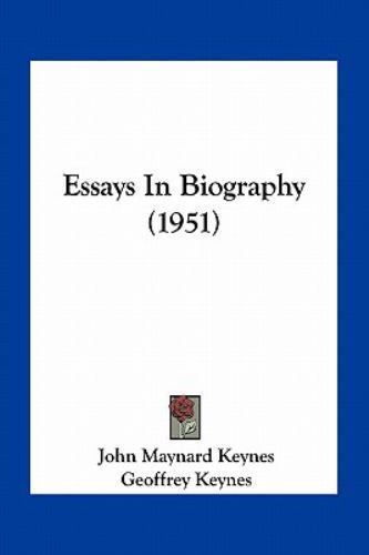 Essays in Biography by John Maynard Keynes (2010, Trade Paperback) for ...