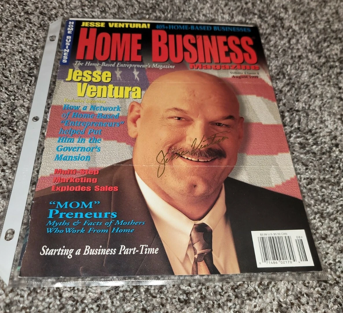 Jesse Ventura Governor Portrait