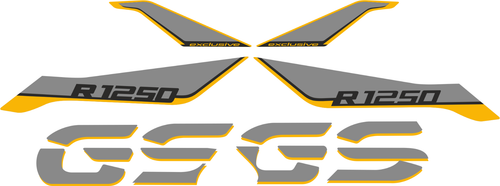 Stickers compatible with BMW R1250GS Exclusive - R1250 GS decals | eBay