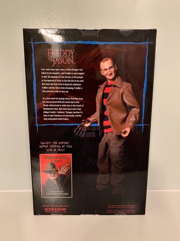 MIB Sideshow 1:6 Figure 12” Freddy Krueger Springwood Slasher Freddy vs ...