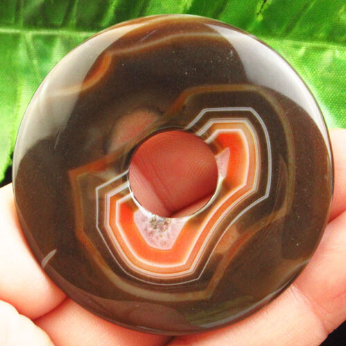 55x6mm Dream Agate Donut Pendant Bead H10122 | eBay