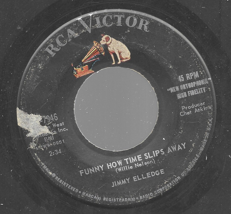 Jimmy Elledge Funny How Time Slips Away Hey Jimmy Joe 45 RCA Victor ...