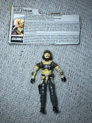 GI Joe ARAH Figure Slipstream 1986 Hasbro Vintage w/ card Conquest X-30 ...