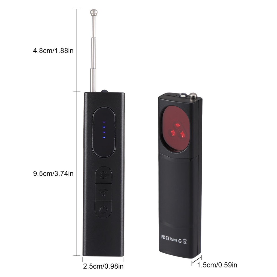 Anti-Spy RF Signal Detector Hidden Camera GSM Audio Bug Finder Scanner ...