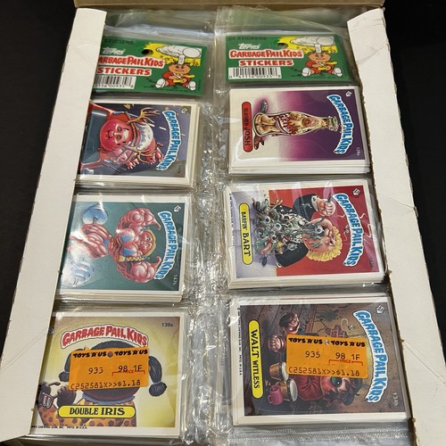 Garbage Pail Kids Stickers Series 4 Rare Toys R Us White Rack Pack Box ...