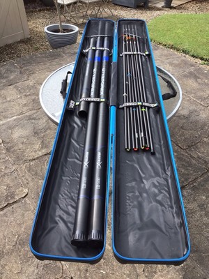 Matrix MTX 2 Power 14.5m Pole + 3 Power Top Kits 1 Match Kit Cupping ...