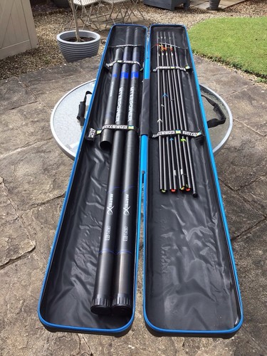 Matrix MTX 2 Power 14.5m Pole + 3 Power Top Kits 1 Match Kit Cupping ...