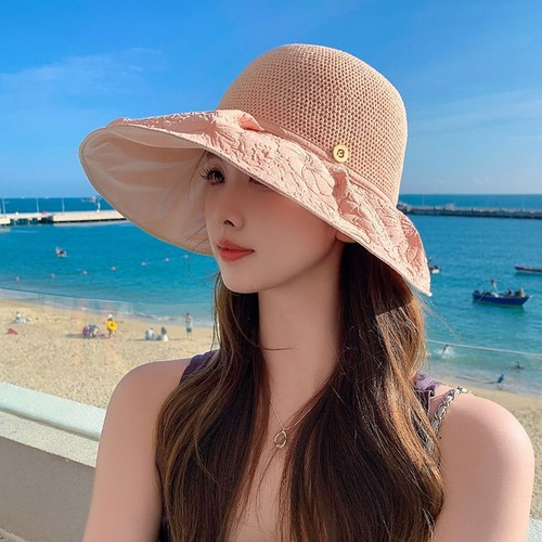 Sunscreen Sun Caps Back Elastic Baseball Cap Portable Top Air Cap Women ...