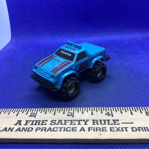Vintage 80's Schaper Stompers 4x4 Blue Pickup Truck | eBay