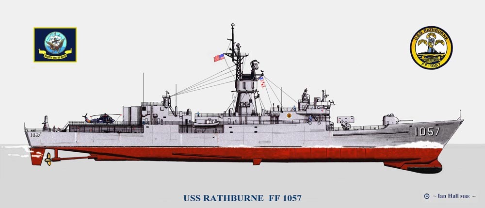 USS Rathburne FF-1057 US Navy | eBay
