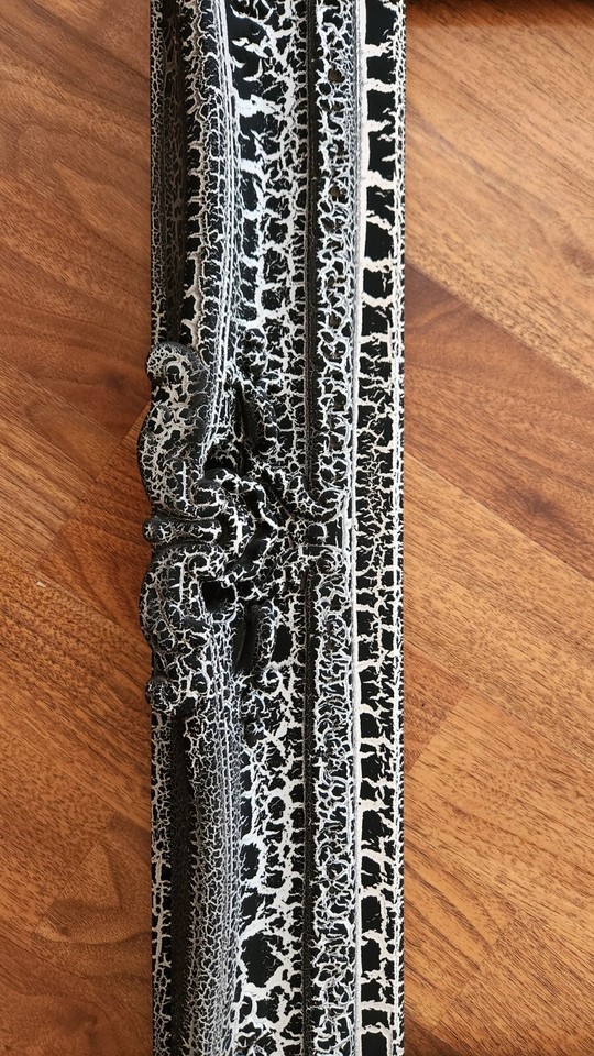 16x20 Black Crackled Frame Elegant Baroque Fancy Gothic Frame Poster ...