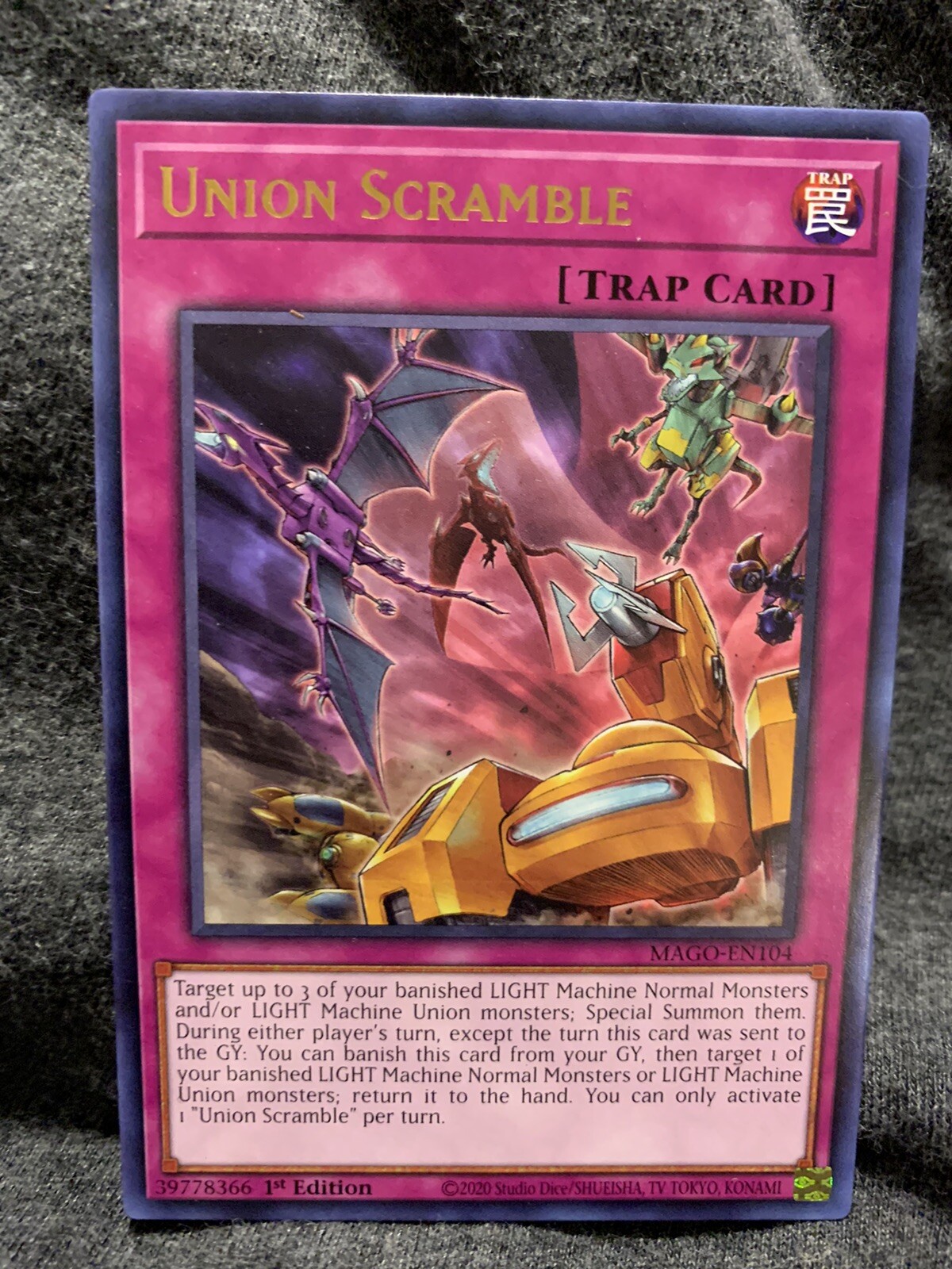 Yugioh! Union Scramble - MAGO-EN104 - Rare - 1st Edition Near Mint ...