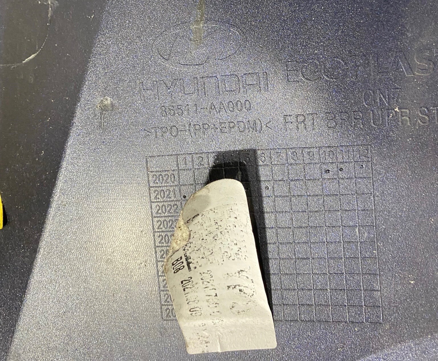 2021-2022 HYUNDAI ELANTRA FRONT BUMPER COVER OEM 86511-AA000 | eBay