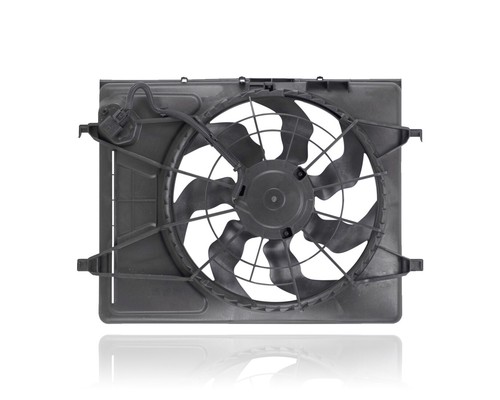 Dual Radiator Condenser Fan For/Fit 07-10 Hyundai Elantra Sedan 09-09 ...