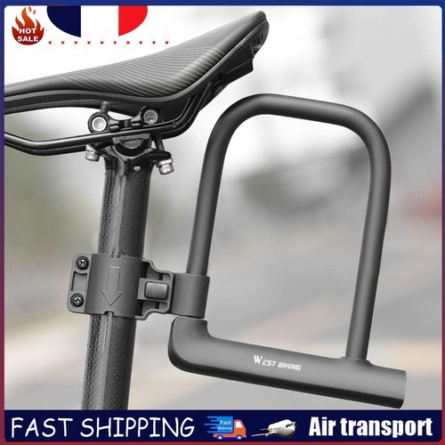 Bike U Lock Waterproof U-Shaped Lock Anti-theft Cycling U-Locks Bike ...