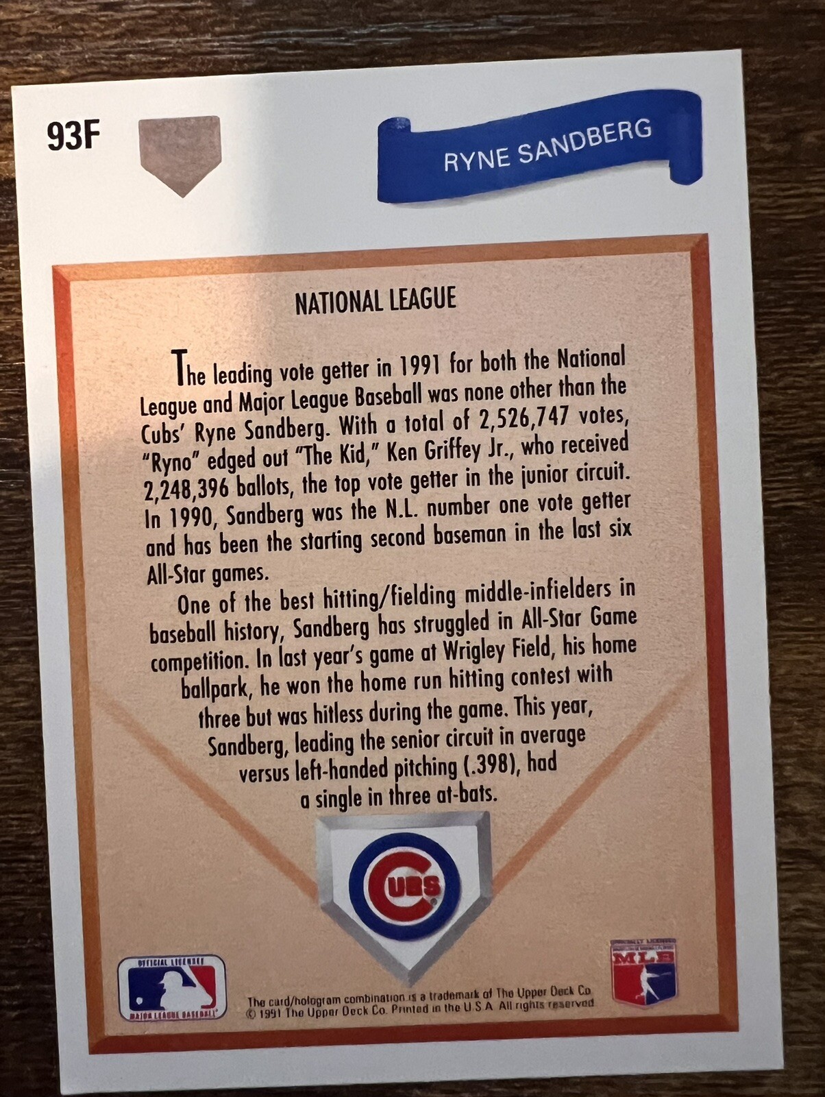 RYAN SANDBERG BASEBALL (3) CARD LOT | eBay