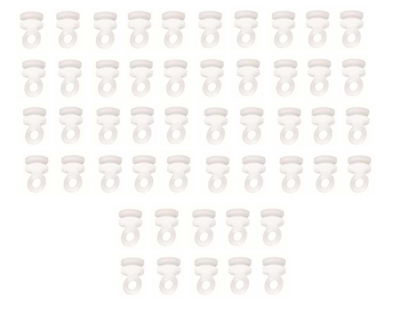 Integra Discreet Metal Curtain Track Top or Face Fix Discrete Motorhome ...