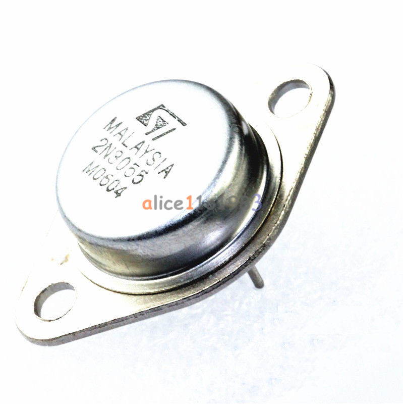 10PCS TRANSISTOR ST TO-3 2N3055 NPN AF Amp Audio Power Transistor 15A ...