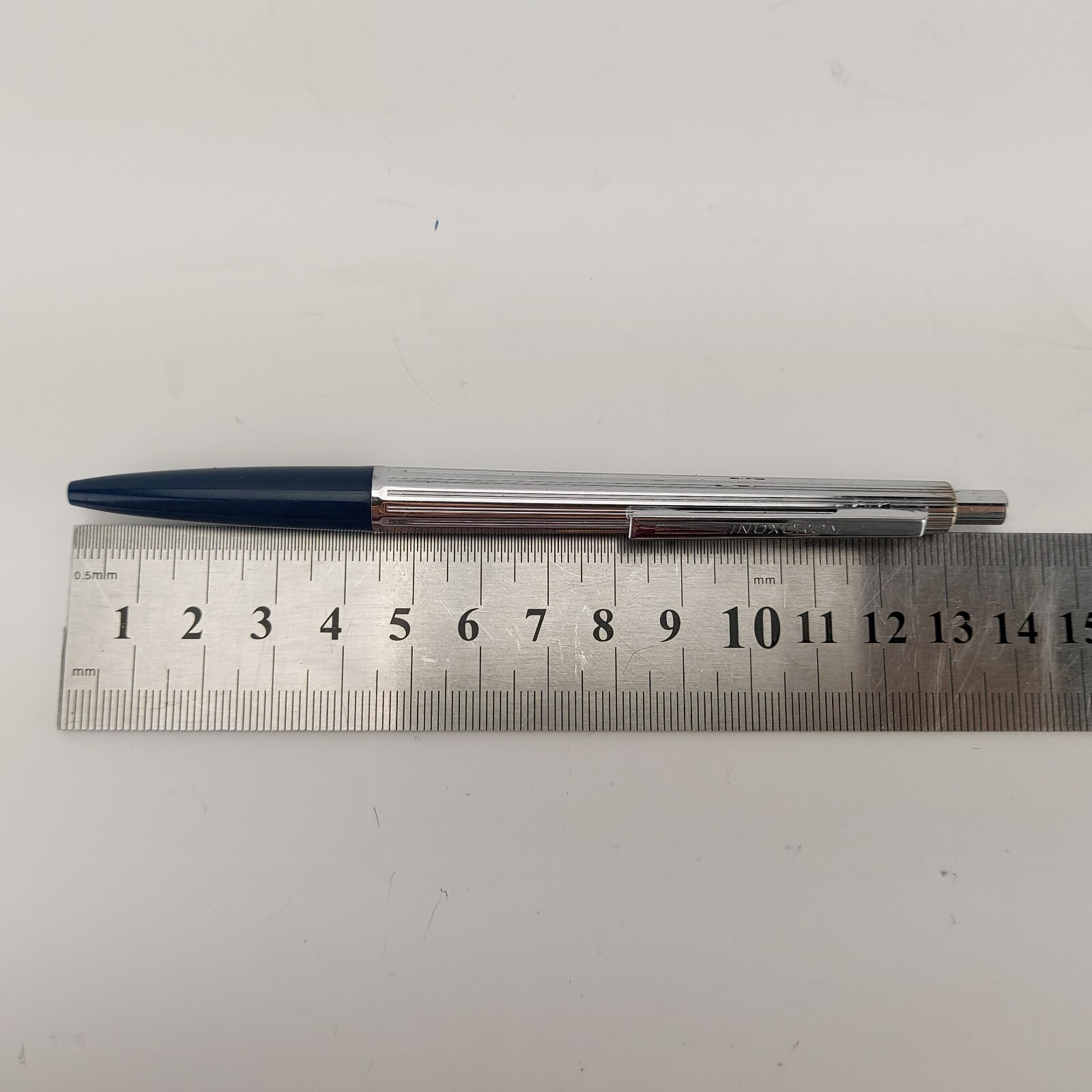 Vintage Ballpoint Pen INOXCROM Blue and Chrome SPAIN #4722 | eBay