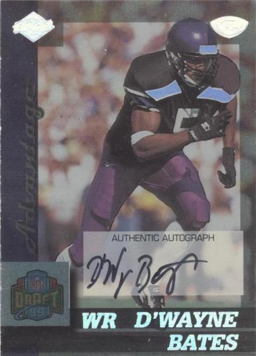 1999 Collector's Edge Advantage - D'Wayne Bates #154 Rookie Autographs ...