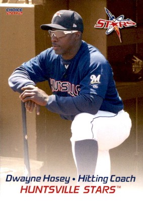 2012 Huntsville Stars Choice #28 Dwayne Hosey Omaha Nebraska NE ...