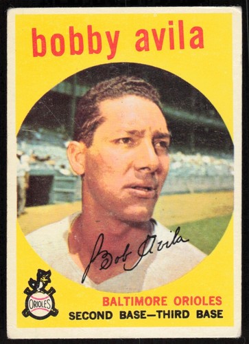 1959 Topps Bobby Avila Baltimore Orioles #363 | eBay