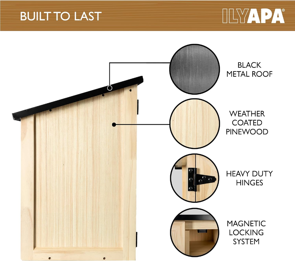 Outdoor Library Book Box Free Literature Exchange Kit for outside ...