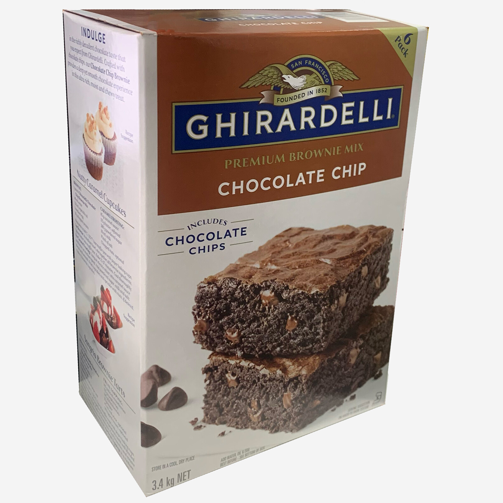 6 Pack x Ghirardelli Premium Brownie Mix - Chocolate Chip - Baking Mix ...