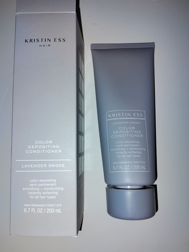 Kristin Ess Color Depositing Conditioner 6.7 Oz Lavender Smoke For All ...
