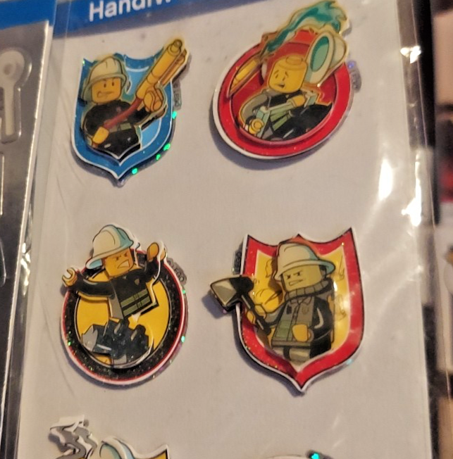 LEGO City Stickers Handiwork Stickers LOT puffy 2010 BRAND new ...