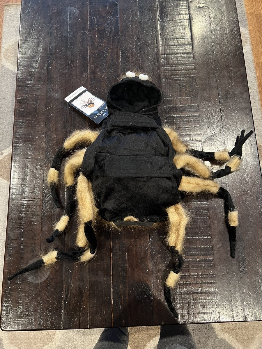 Fuzzy Tarantula Dog Costume Dog Spider Costume: Furry Giant Simulation