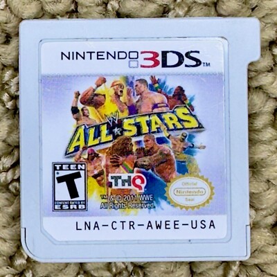WWE All Stars Nintendo 3DS WWF PREOWNED CART ONLY 785138330716| eBay
